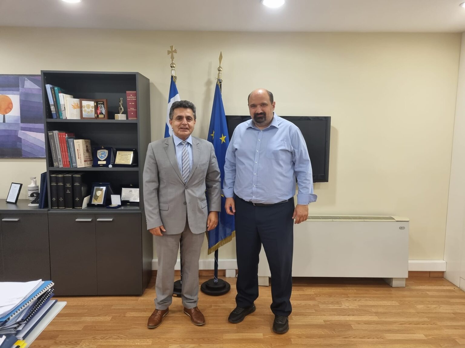 Συναντήσεις με υφυπουργούς παρά τω Πρωθυπουργώ είχε ο Ζήσης Τζηκαλάγιας ...